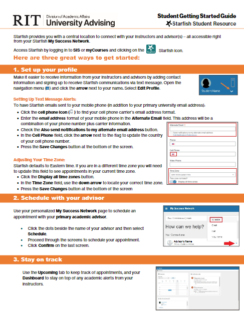 Starfish for Students | RIT